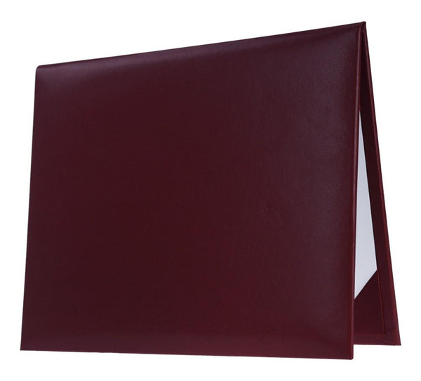 Maroon Graduation Diploma Cover - College & High School Diploma Covers